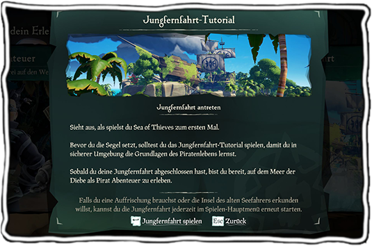 Sea of Thieves Tutorial Anfänger | Das Hauptmenü » SAUcrew.de